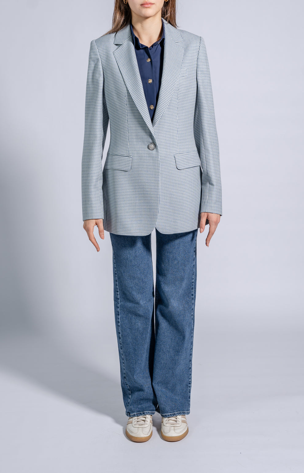 Single Breasted, Tailored Longline Blazer – ZED